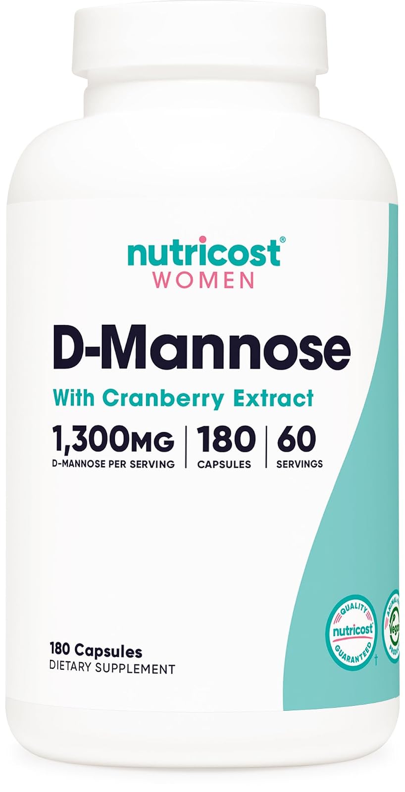 Nutricost D-Mannose cranberry capsules