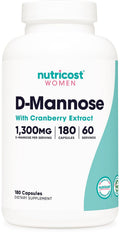 Nutricost D-Mannose cranberry capsules