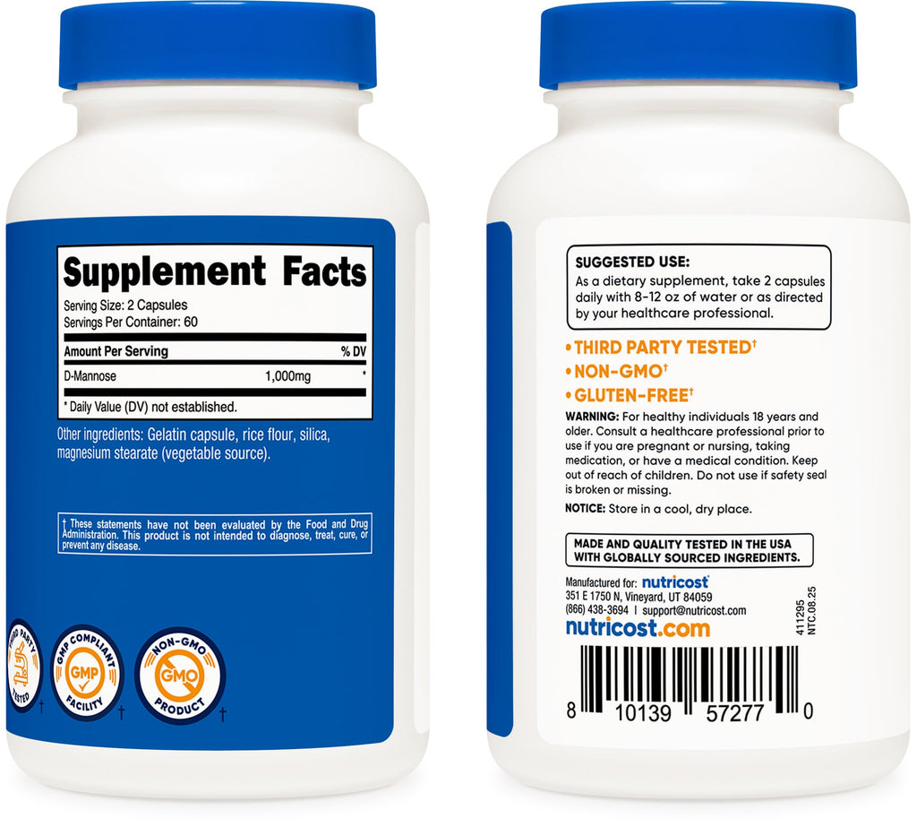 Nutricost D-Mannose for daily use