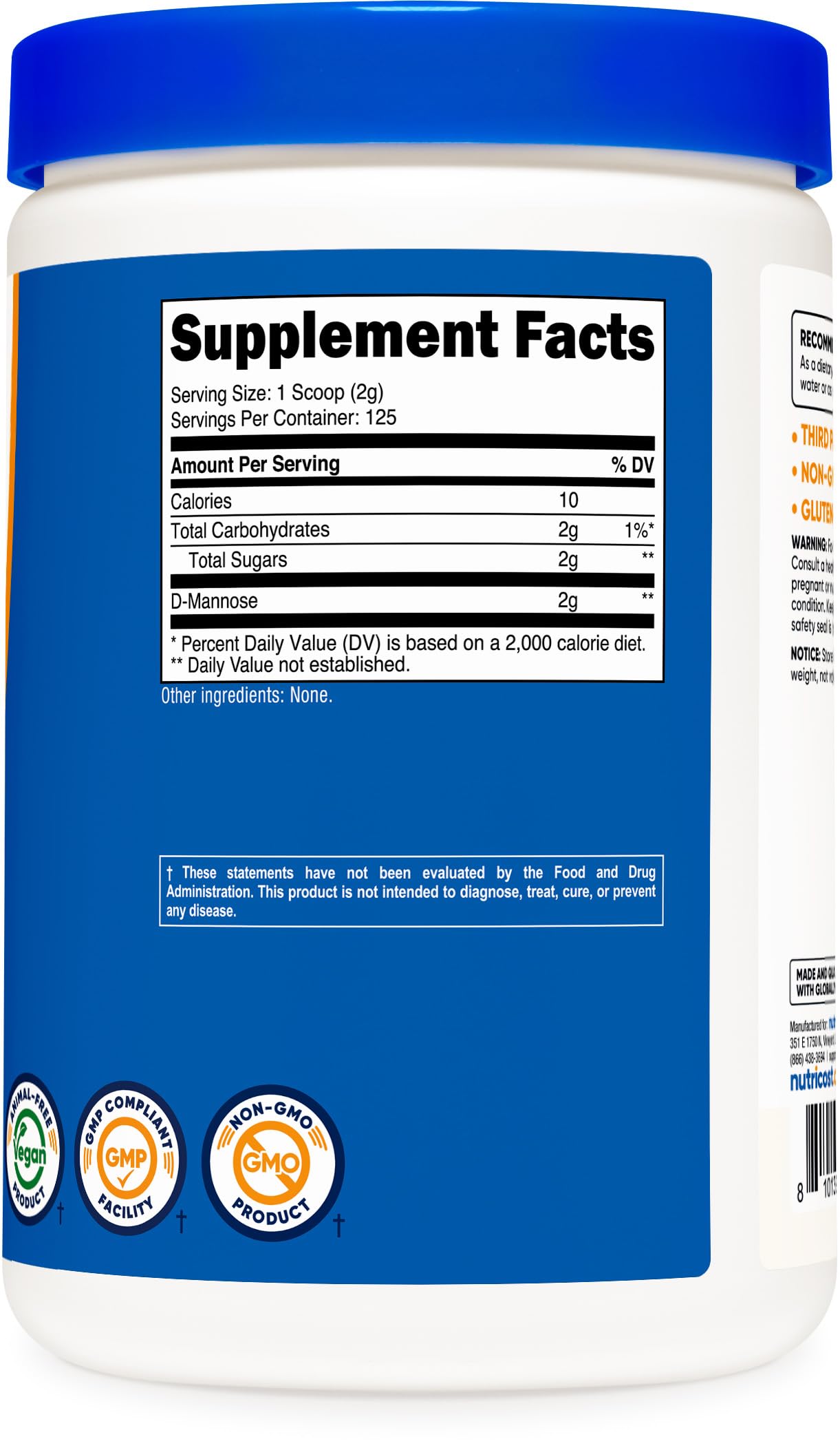 Nutricost D-Mannose for daily use