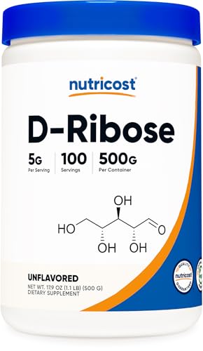 Nutricost D-Ribose powder for energy