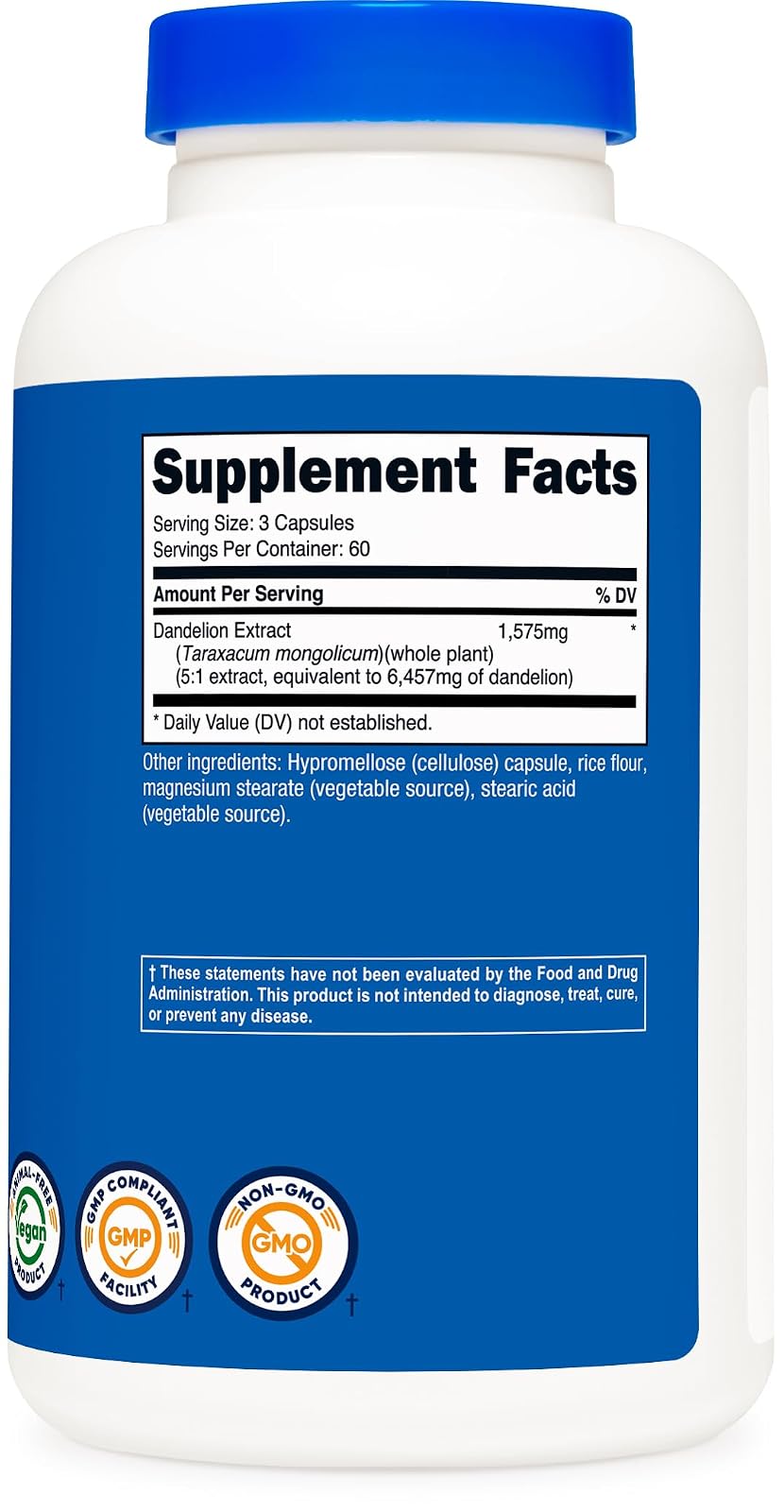 Nutricost dandelion extract benefits