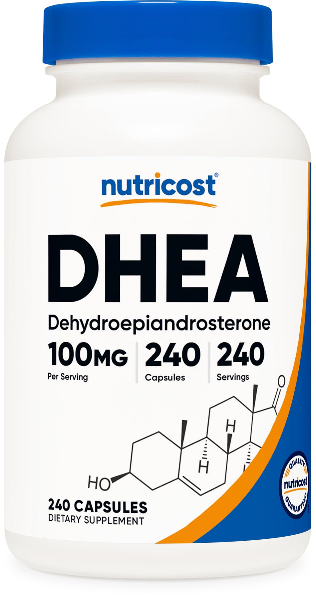 Nutricost DHEA 100mg capsules for vitality