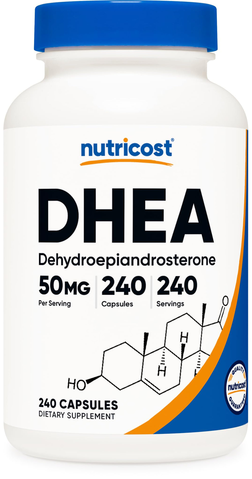 Nutricost DHEA 50mg gluten-free capsules