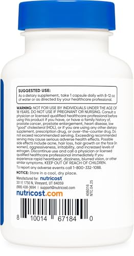 Nutricost DHEA for overall health