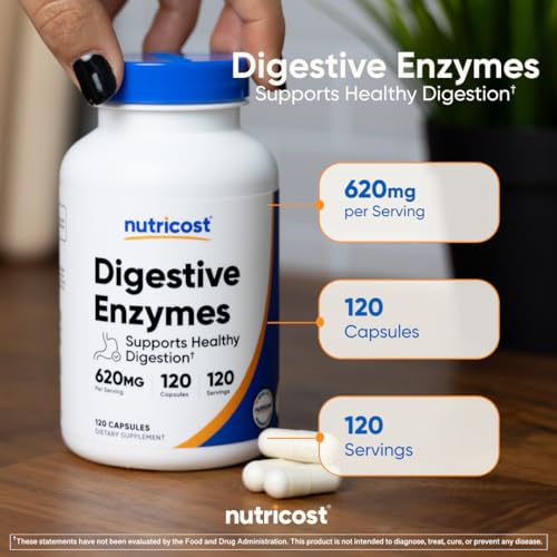 Nutricost digestive enzymes for daily wellness