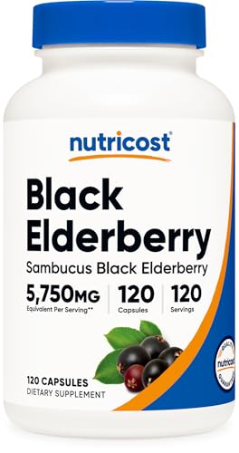 Nutricost elderberry capsules for immunity