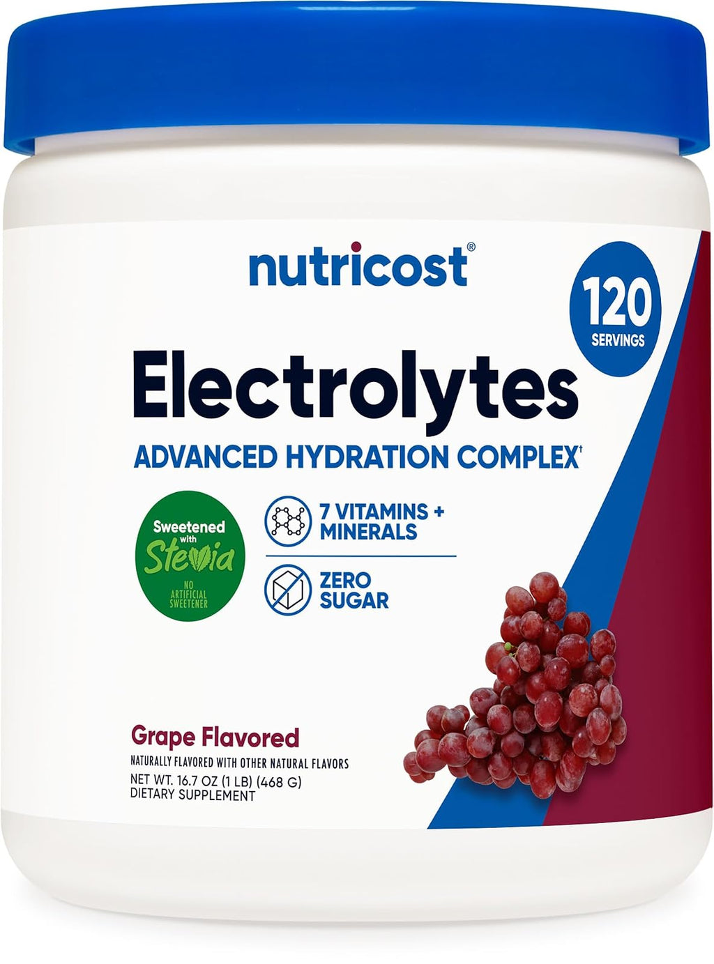 Nutricost electrolyte complex powder grape
