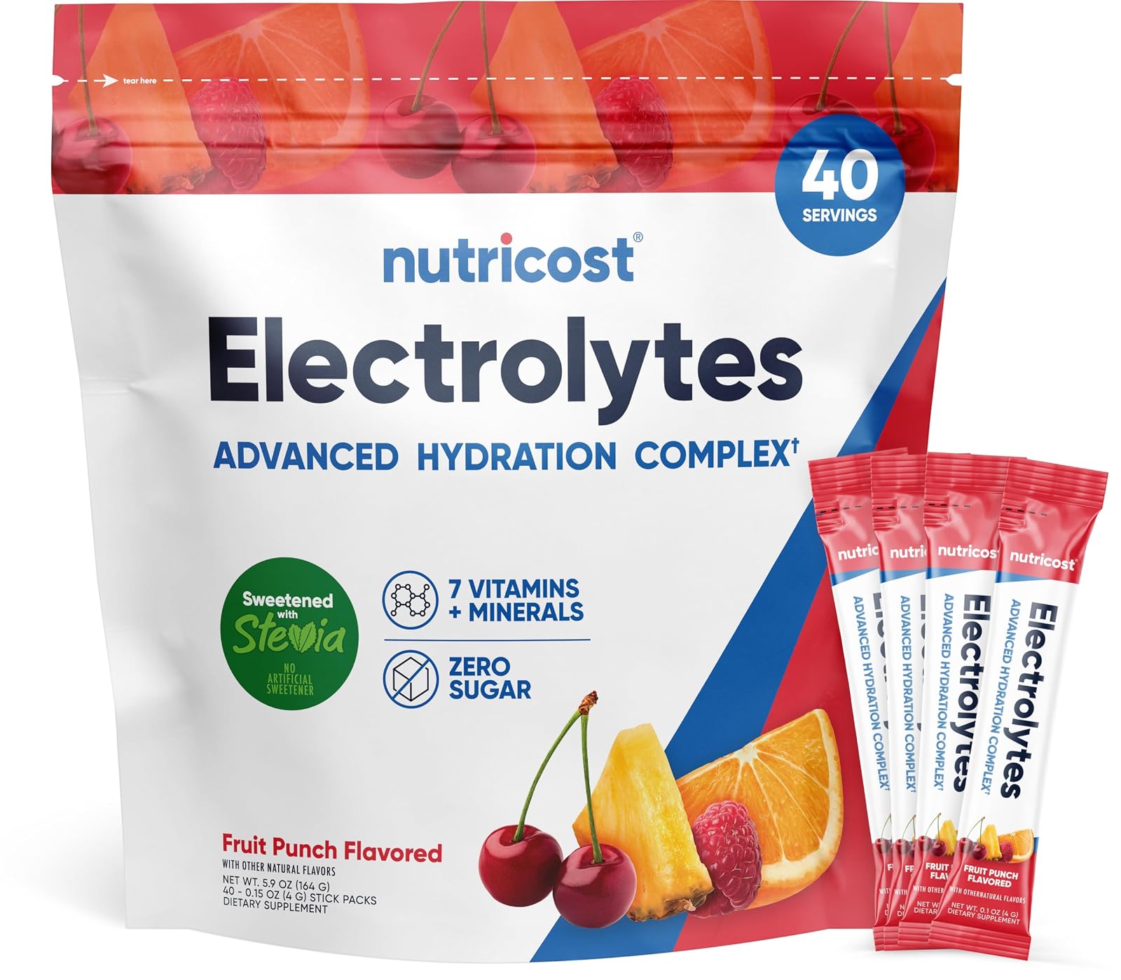 Nutricost electrolytes complex stickpacks