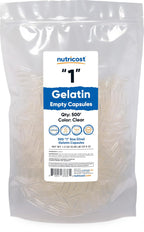 Nutricost empty gelatin capsules for multivitamins