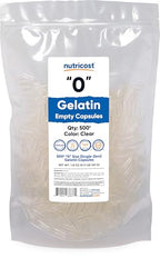 Nutricost empty gelatin capsules for multivitamins