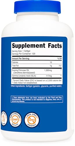 Nutricost evening primrose oil value pack