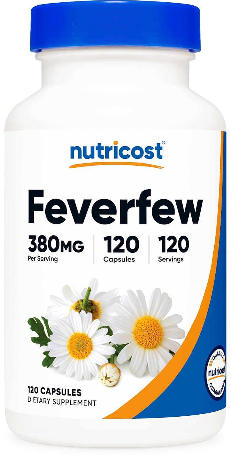 Nutricost Feverfew 380 mg capsules