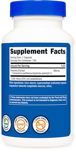 Nutricost feverfew for immune support