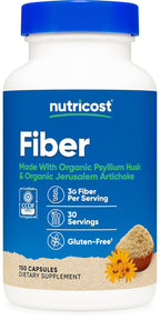 Nutricost fiber capsules for digestion