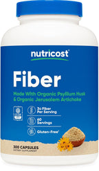 Nutricost fiber capsules for digestion