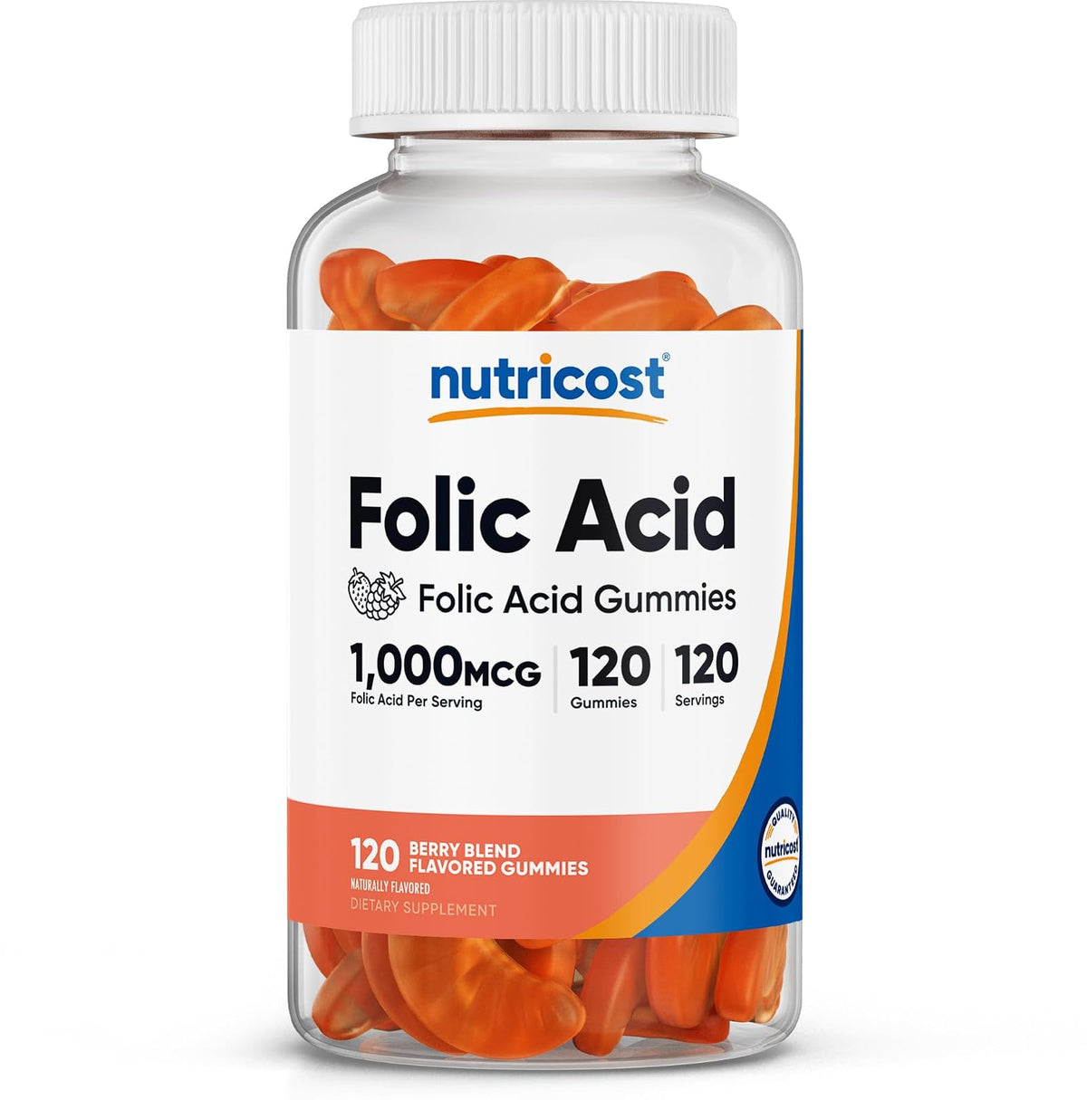Nutricost folic acid vegetarian gummies
