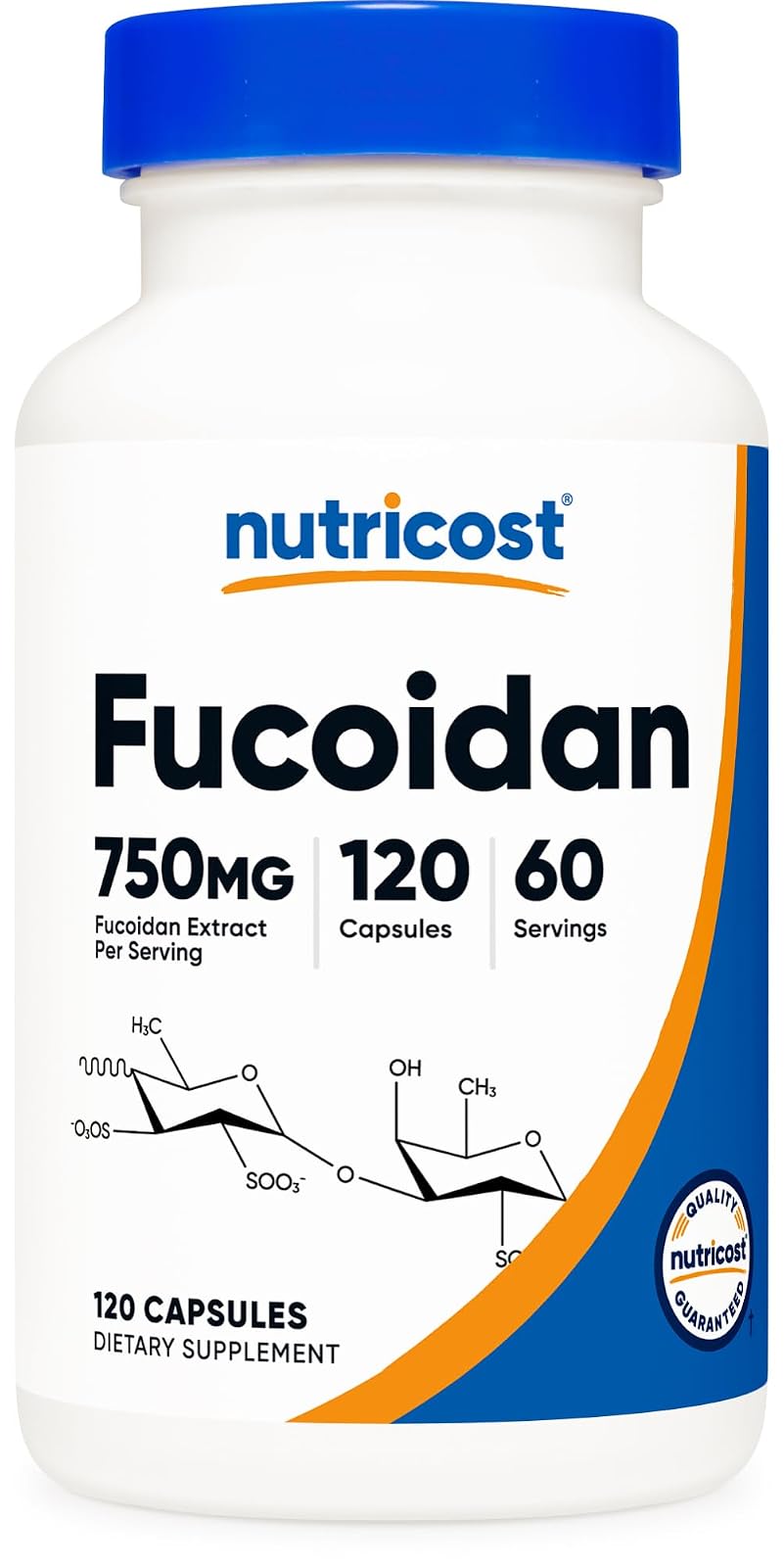 Nutricost Fucoidan 750 mg capsules
