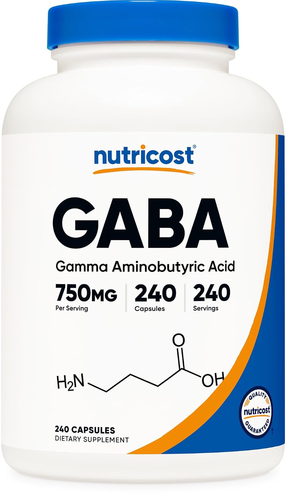 Nutricost GABA 750 mg capsules