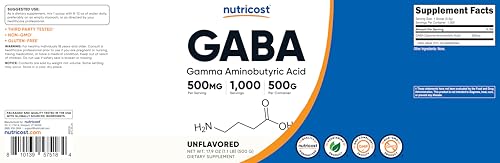 Nutricost GABA for overall wellness