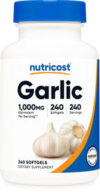 Nutricost garlic softgels for health