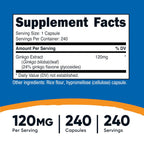 Nutricost ginkgo biloba 120 mg benefits