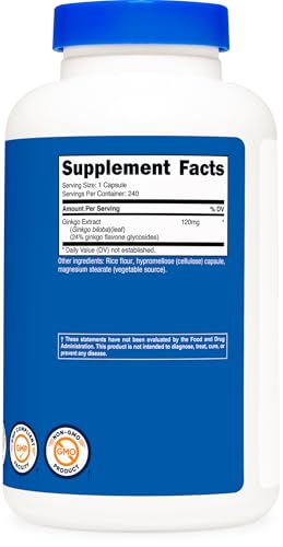 Nutricost ginkgo biloba for daily vitality