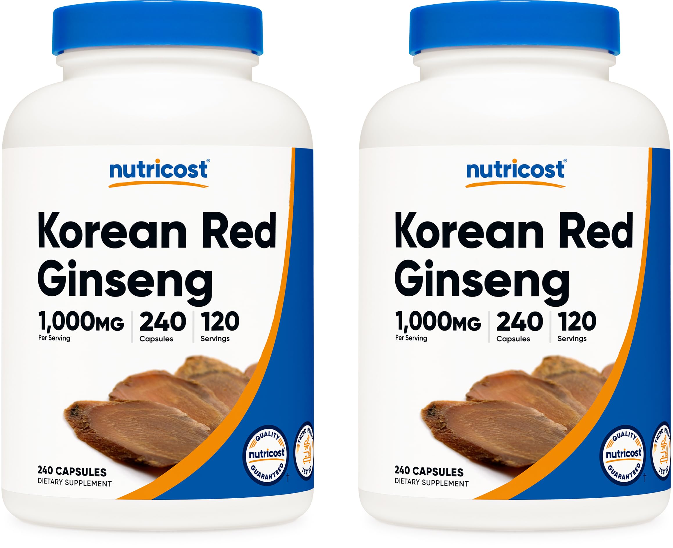 Nutricost ginseng capsules for energy