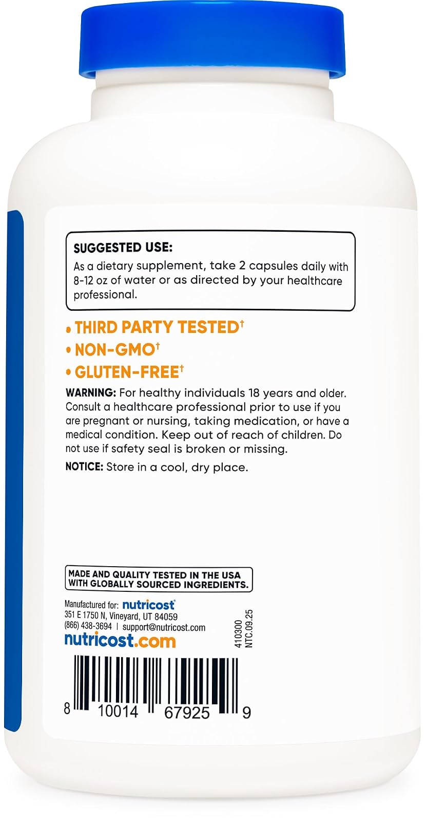 Nutricost glucosamine for active lifestyle