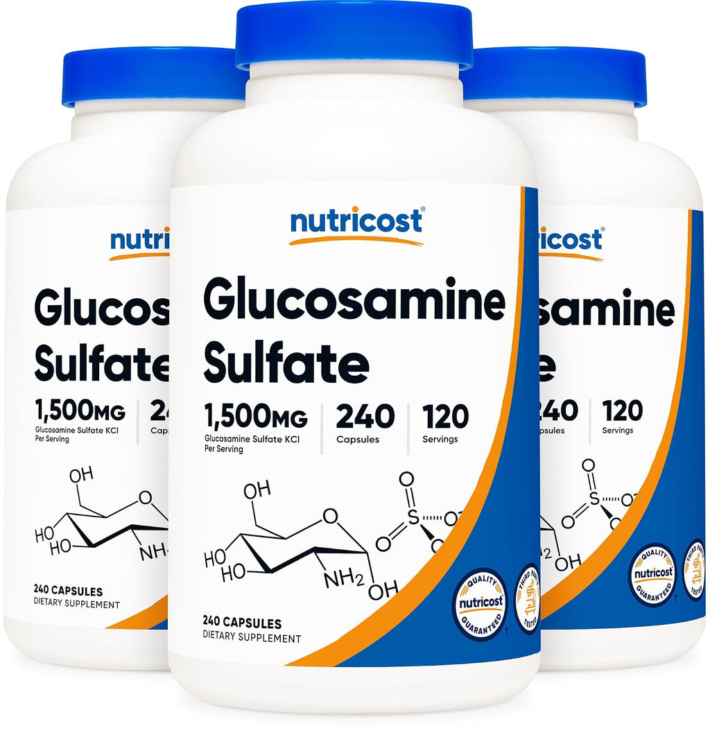 Nutricost glucosamine sulfate capsules
