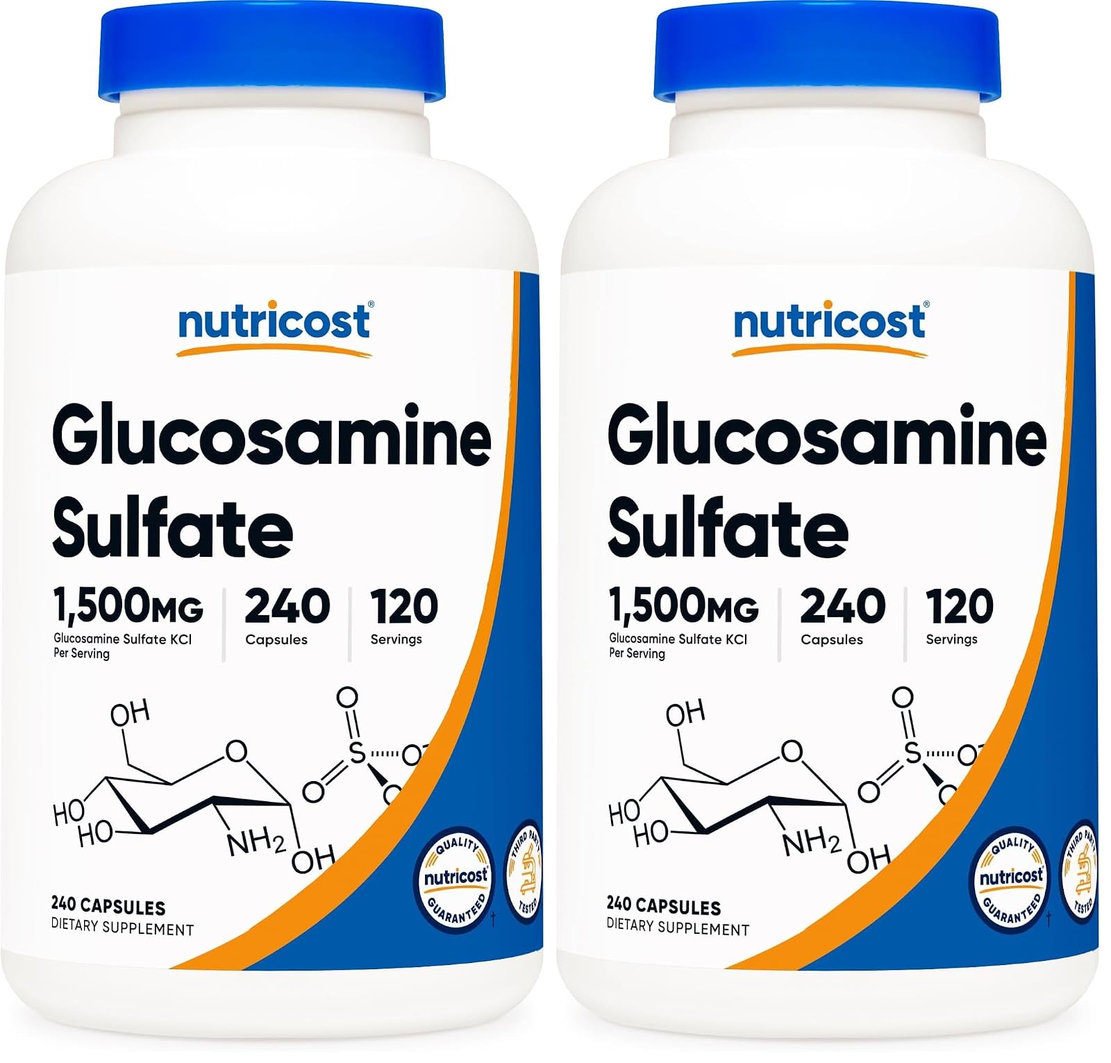 Nutricost glucosamine sulfate capsules
