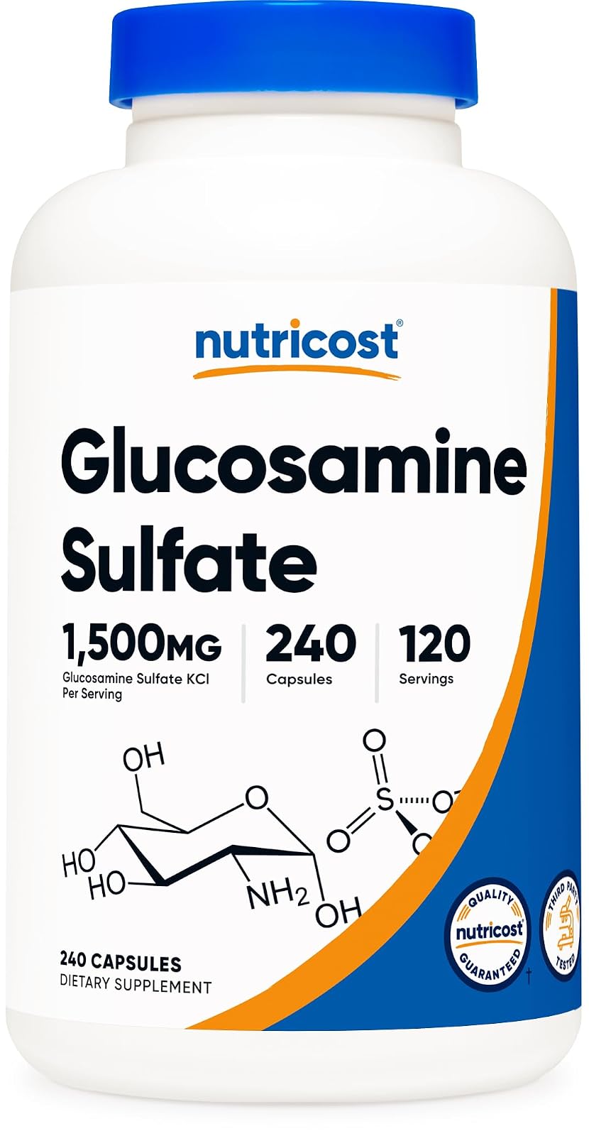 Nutricost glucosamine sulfate capsules
