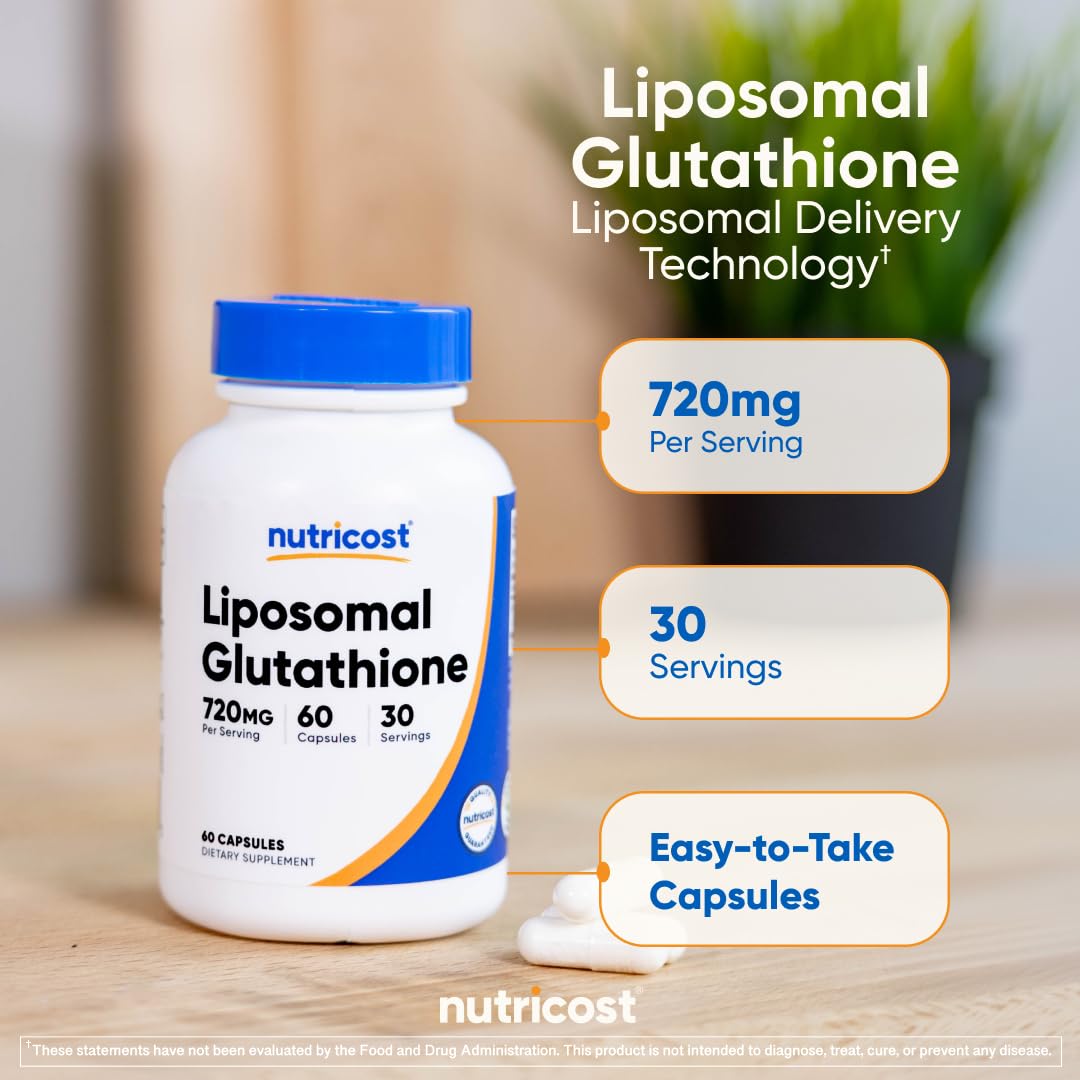 Nutricost glutathione for skin health