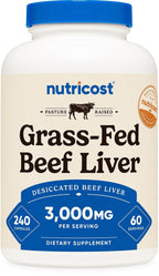 Nutricost grass fed liver capsules
