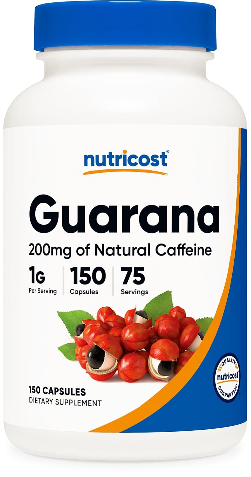 Nutricost Guarana energy boost capsules
