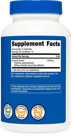 Nutricost Guarana for workout performance