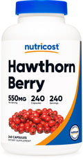 Nutricost hawthorn berry capsules for heart health