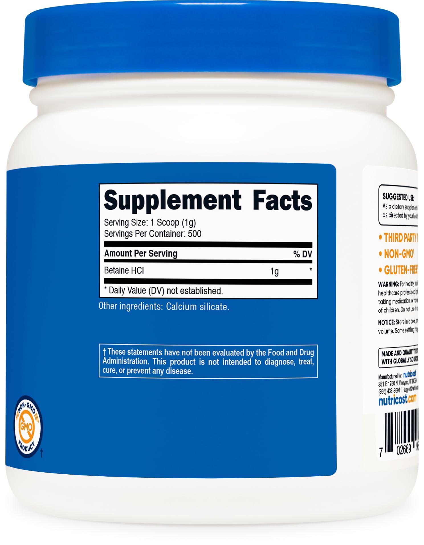 Nutricost health supplement for daily use