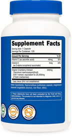 Nutricost herbal cranberry capsules