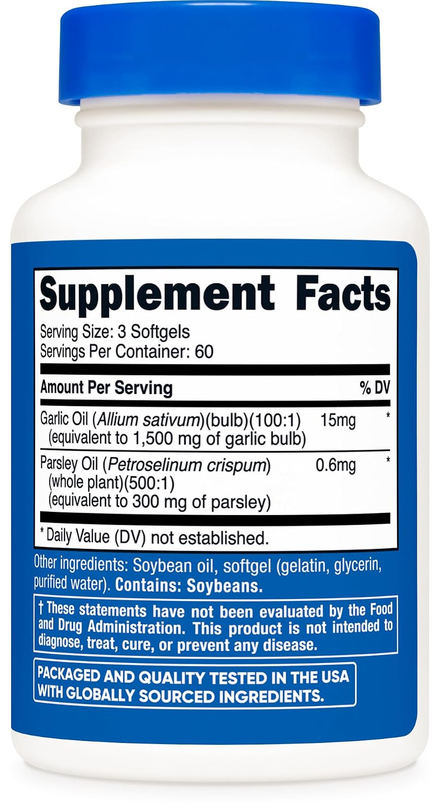 Nutricost herbal oil capsules