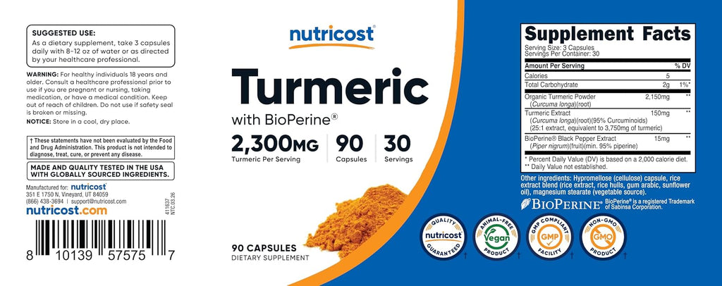 Nutricost herbal supplement for daily health
