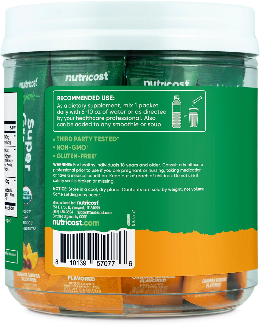 Nutricost herbal supplements for vitality
