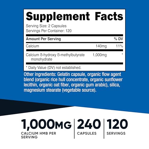 Nutricost HMB for enhanced athletic performance
