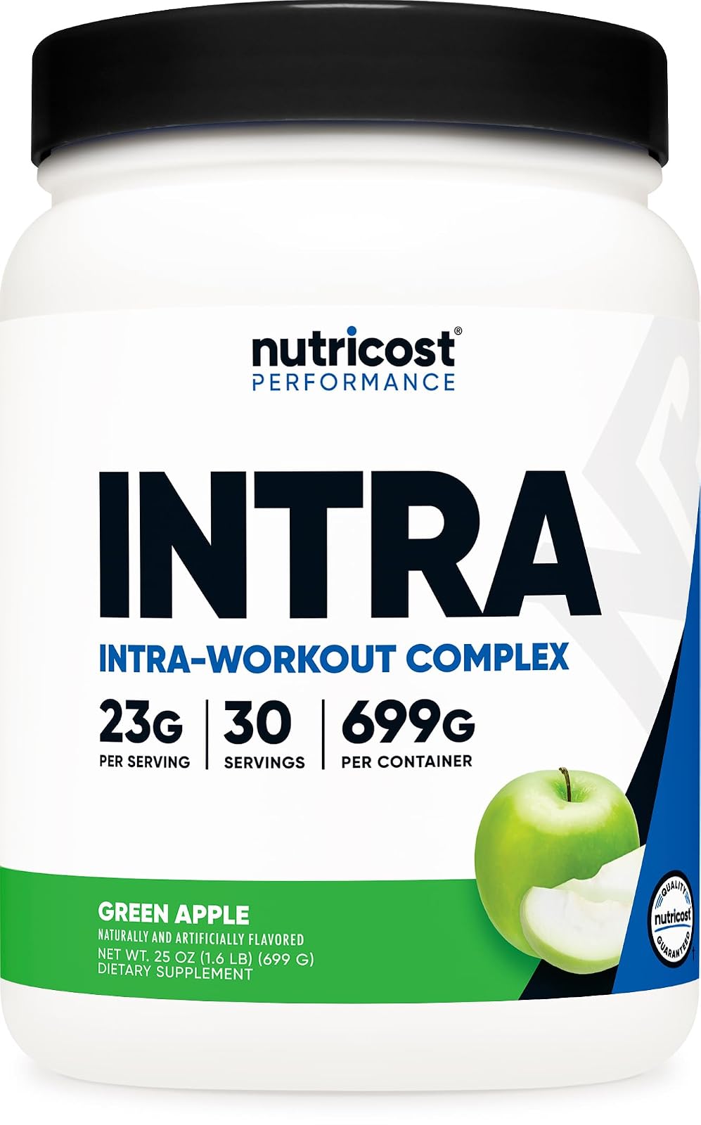Nutricost intra workout powder green apple