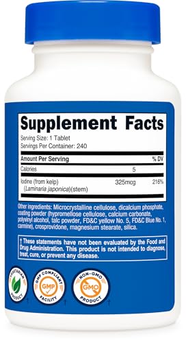 Nutricost iodine for daily nutrition