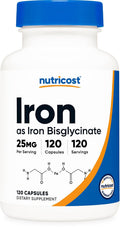 Nutricost iron bisglycinate capsules