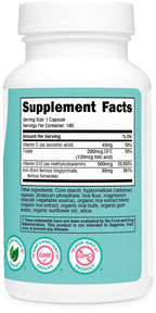 Nutricost iron for improved absorption