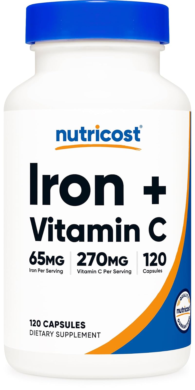 Nutricost iron supplement with vitamin C