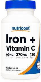 Nutricost iron supplement with vitamin C