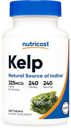 Nutricost Kelp iodine supplement tablets